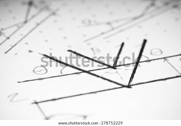 Graphs Charts Nuclear Quantum Physics Background Stock Photo 278752229 ...