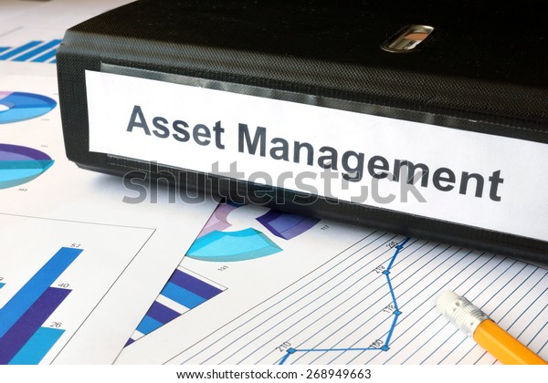Graphs File Folder Label Asset Management Stock Photo (Edit Now) 268949663
