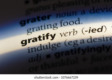 Gratify Gratify Concept Stock Photo 1076667239 | Shutterstock