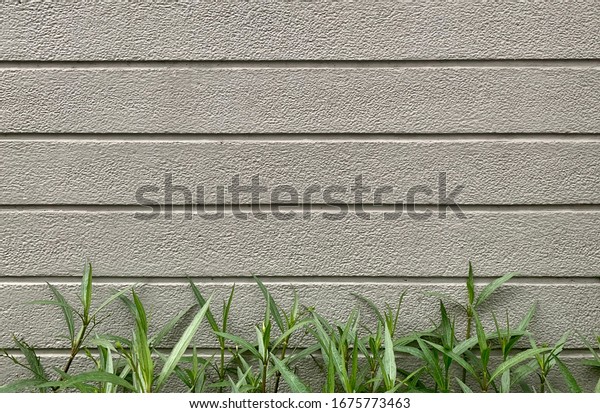 Gray Brick Wall Texture Horizontal Groove Stock Photo (Edit Now) 1675773463