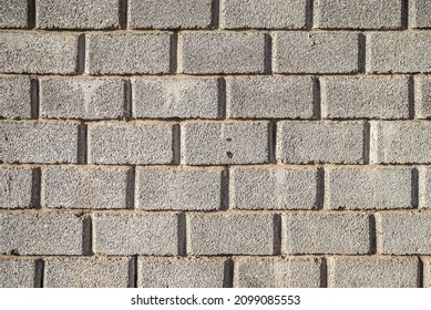 Gray Cinder Block Wall Surface Background Stock Photo 2099085553 ...