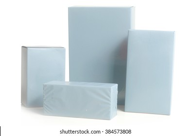 Gray Colored Box White Background Stock Photo 384573808 | Shutterstock