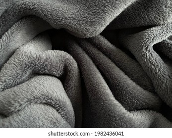 Gray Fabric Texture Background Bedspread Blanket Stock Photo 1982436041 ...