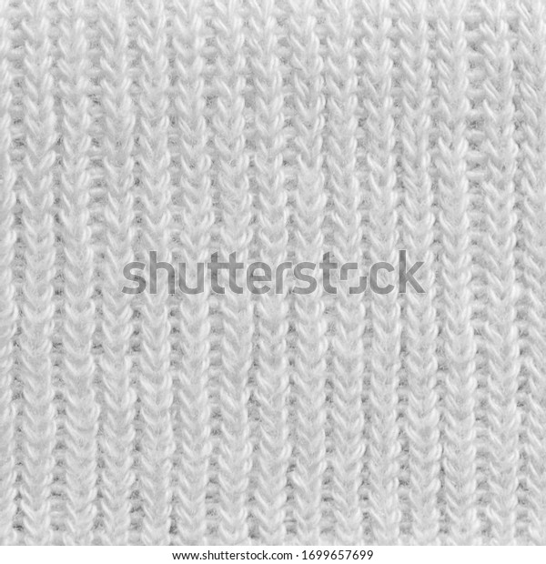 Gray Knit Fabric Pattern Background Stock Photo (Edit Now) 1699657699