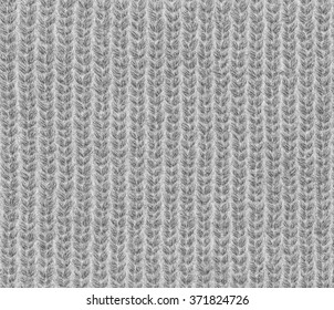Gray Knitting Texture Useful Background Stock Photo 371824726 ...