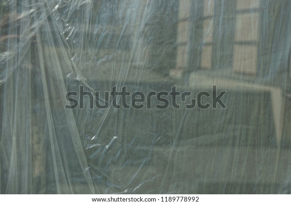 Gray Plastic Texture Crumpled Cellophane On Stock Photo 1189778992 ...