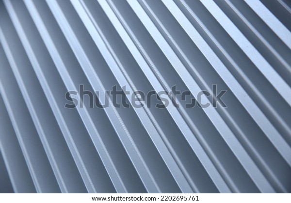 Gray Ribbed Background Diagonal Endless Lines Stock Photo 2202695761 ...