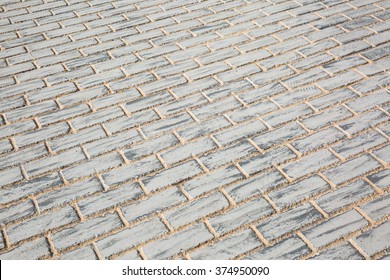 Gray Stone Bricks Floor Stock Photo 374950090 | Shutterstock