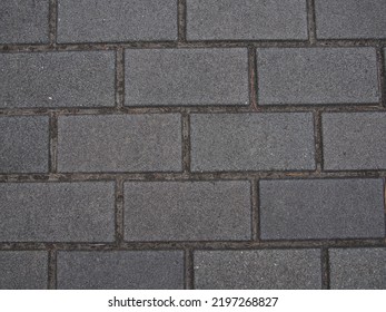 Gray Uneven Horizontal Rectangular Brick Texture Stock Photo 2197268827 ...