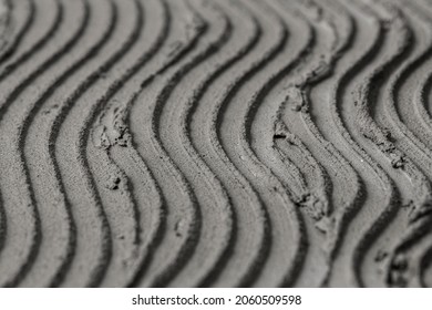 Gray Wave Pattern Concrete Textured Background Stock Photo 2060509598 ...