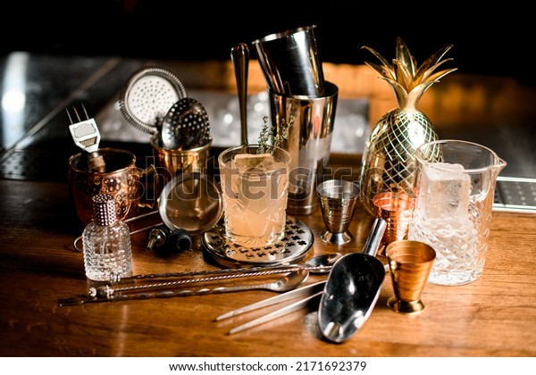 Great View Composition Different Bar Equipment Stock Photo 2171692379 ...