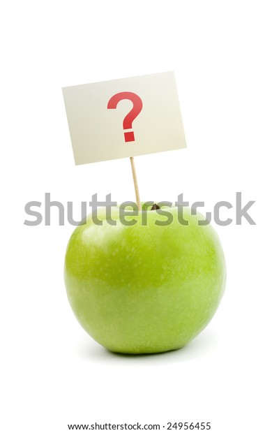 Green Apple Question Mark Stock Photo 24956455 | Shutterstock