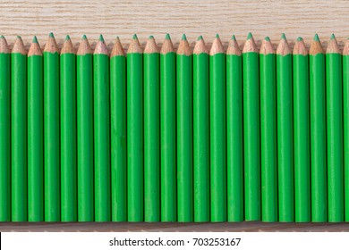 Green Pencil Alignment Stock Photo 703253167 | Shutterstock