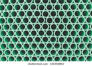 Green Pvcppr Plastic Construction Tubes Green Stock Photo 1353928853 ...