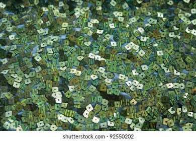 Green Sequin Background Stock Photo (Edit Now) 92550202