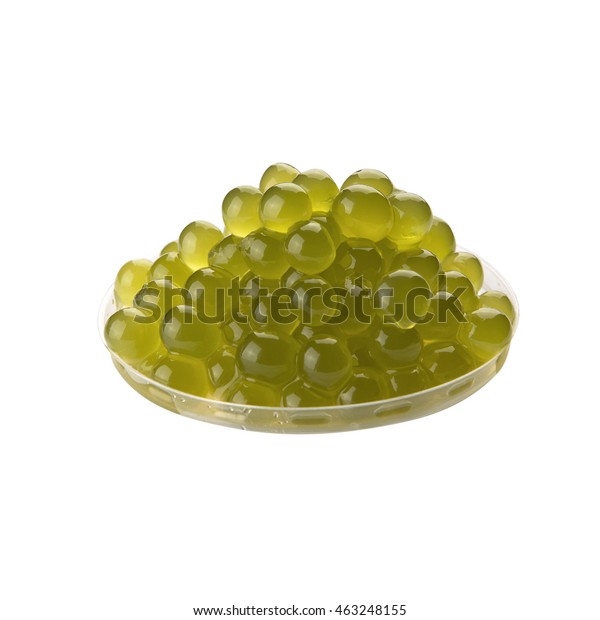 Green Tapioca Pearls Bubble Tea Isolated Stock Photo 463248155 ...