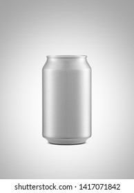 Realistic Aluminum Can On White Background Stock Vector (Royalty Free ...