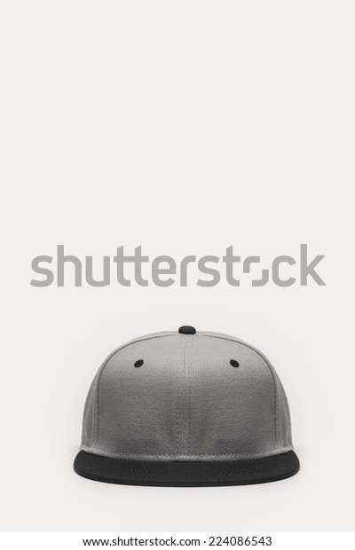 Grey Cap Front Side View Isolated Stock Photo 224086543 | Shutterstock
