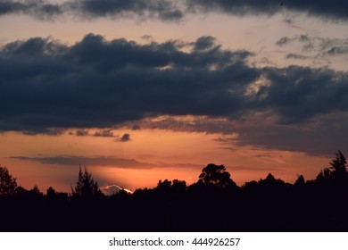 Grey Clouds Sunset Stock Photo 444926257 | Shutterstock