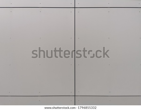 Grey Facade Cladding Horizontal Vertical Lines Stock Photo 1796855332 ...