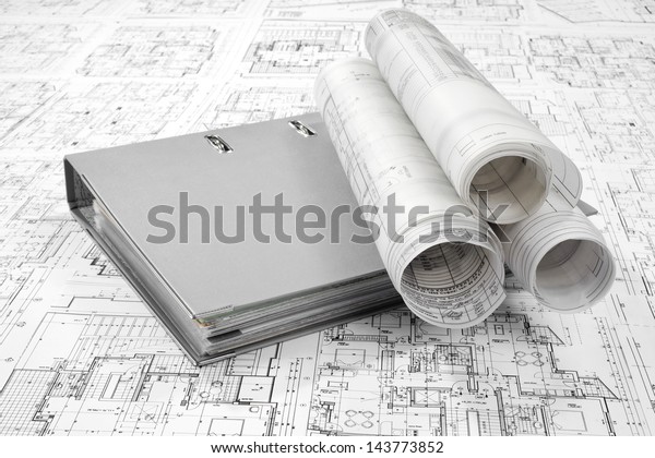 Grey Folder Document Project Drawings Stock Photo 143773852 | Shutterstock