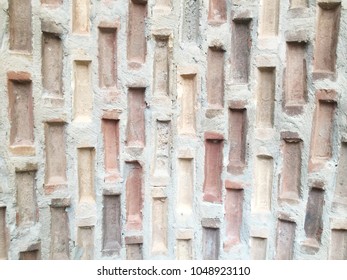 Grey Red Brick Ceiling Texture Background Stock Photo 1048923110 ...