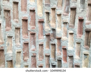 Grey Red Brick Ceiling Texture Background Stock Photo 1049898134 ...