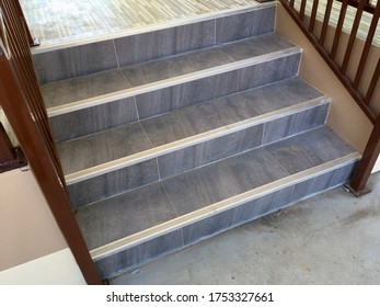 Grey Tile Step Texture Pattern Background Stock Photo 1753327661 ...