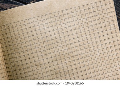 Grid Paper Notebook Background Open Sketchbook Stock Photo 1940238166 ...