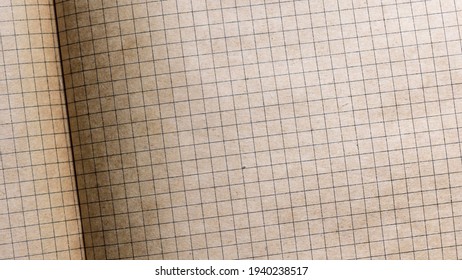 Grid Paper Notebook Background Open Sketchbook Stock Photo 1940238517 ...