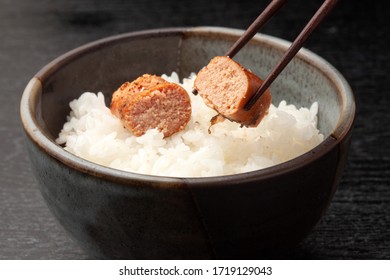 Delicious Prawn Plain Rice Served Restrau Stock Photo 1334459216 ...