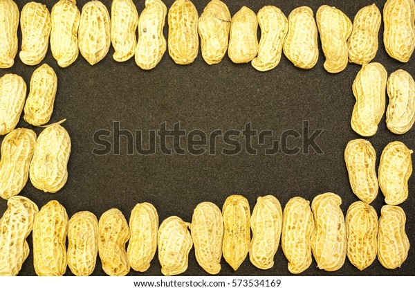 Ground Nuts Message Template Isolated On Stock Photo 573534169 ...
