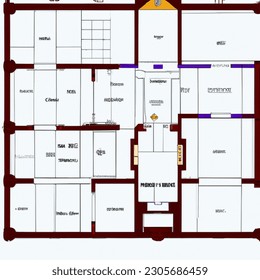 Nightclub Basic Digital Floor Plan Labels AI-generated image 2290701239 ...