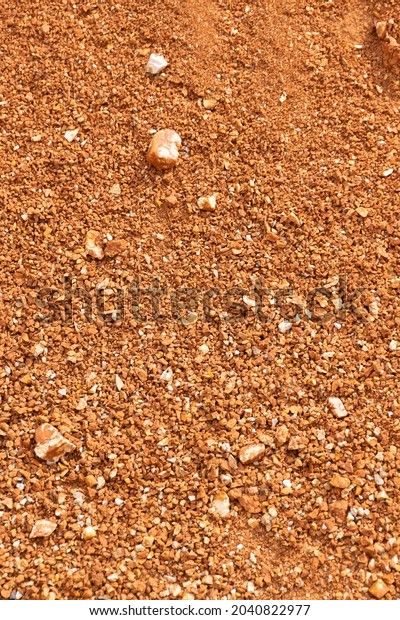 Ground Surface Texture Red Soil Background Stock Photo 2040822977 ...