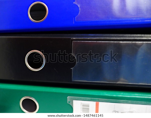 Group Binders Documents Storage Stock Photo 1487461145 | Shutterstock