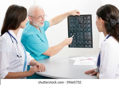 Group Doctors Checking Mr Exposure Stock Photo 59665732 | Shutterstock