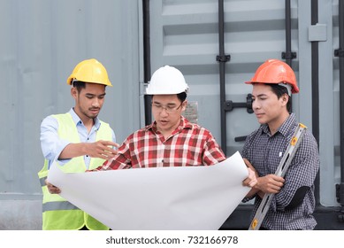 Group Engineer Planing Construction Stock Photo 732166978 | Shutterstock