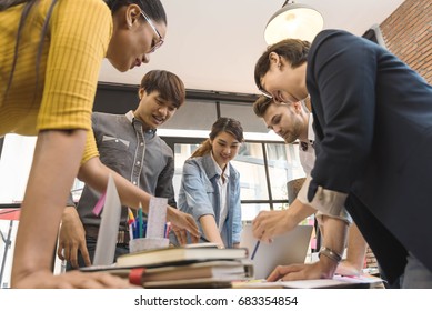 Group Five Multi Generation Creative Meeting Stock Photo 683354854 ...