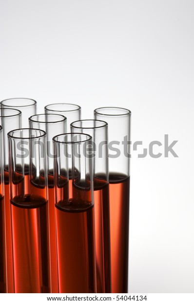 Group Laboratory Test Tubes Red Liquid Stock Photo (Edit Now) 54044134