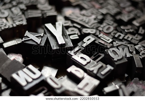 Group Lead Typefaces Stock Photo 2202810553 | Shutterstock