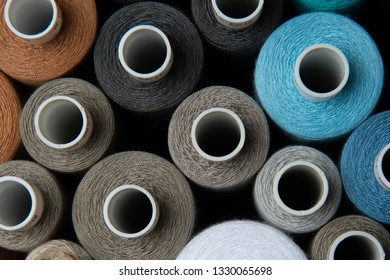 Group Multicolored Threads Top View Stock Photo 1330065698 | Shutterstock
