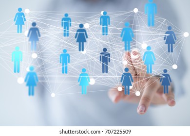 Group Network Stock Photo 707225509 | Shutterstock