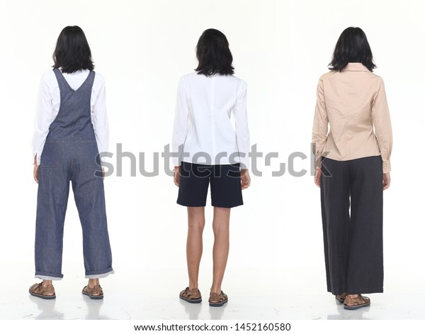 Group Pack Collage Back Side View Stock Photo 1452160580 | Shutterstock