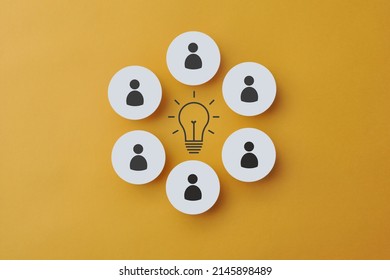Group People Solve Common Problem Creative Stock Photo 2145898489 ...