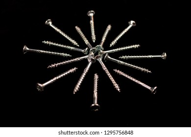 Group Screws Circular Pattern Stock Photo 1295756848 | Shutterstock