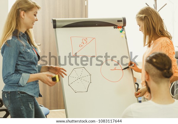 Group Students Taking Part Maths Lesson Stock Photo (Edit Now) 1083117644