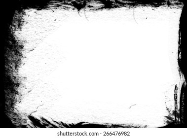 Distressed Black Square Frame Border White Stock Illustration 22242628