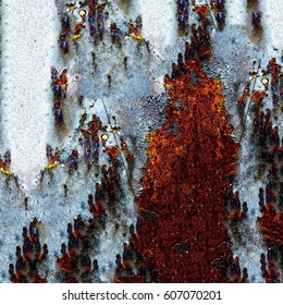 Grunge Texture Rust Spots On Metal Stock Photo (Edit Now) 600074525