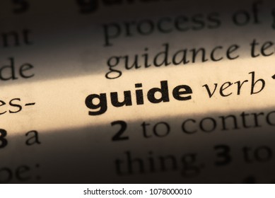 Guide Word Dictionary Guide Concept Stock Photo 1078000010 | Shutterstock