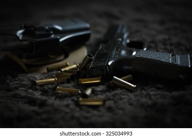 Ak47 Rifle Gun On Table Shooting Stock Photo 1392150596 | Shutterstock